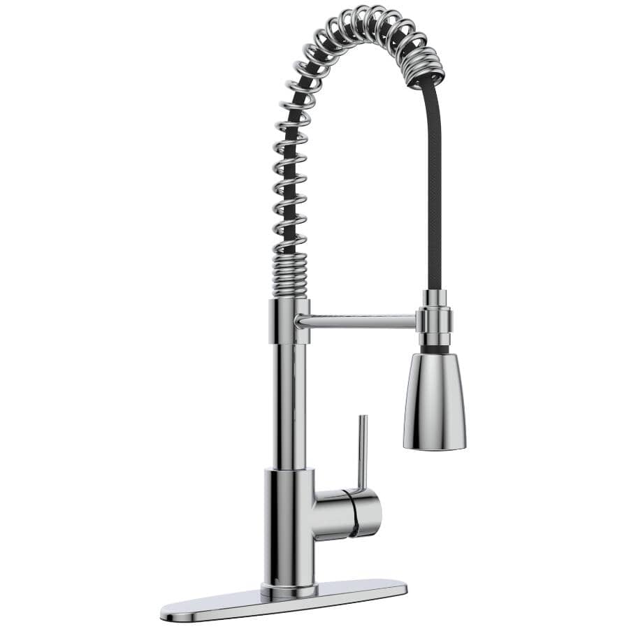 BÉLANGER ESSENTIAL Professio Single Handle Pull-Down Kitchen Faucet ...