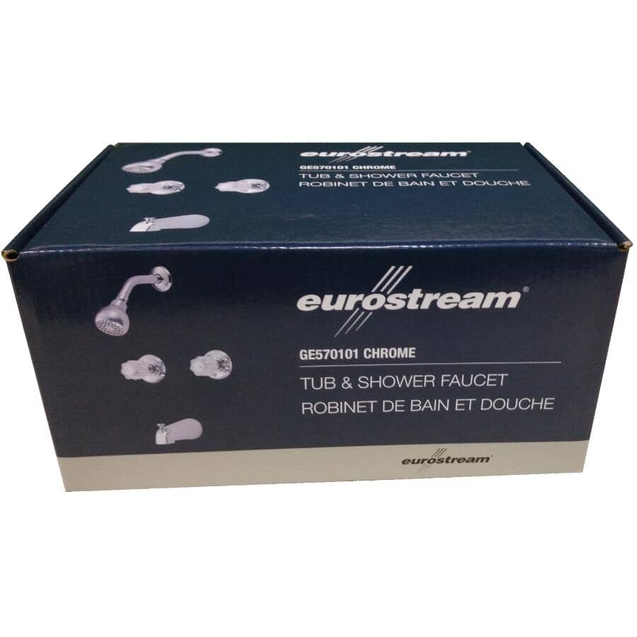EUROSTREAM Kaveri 2 Handle Tub & Shower Faucet | Home Hardware