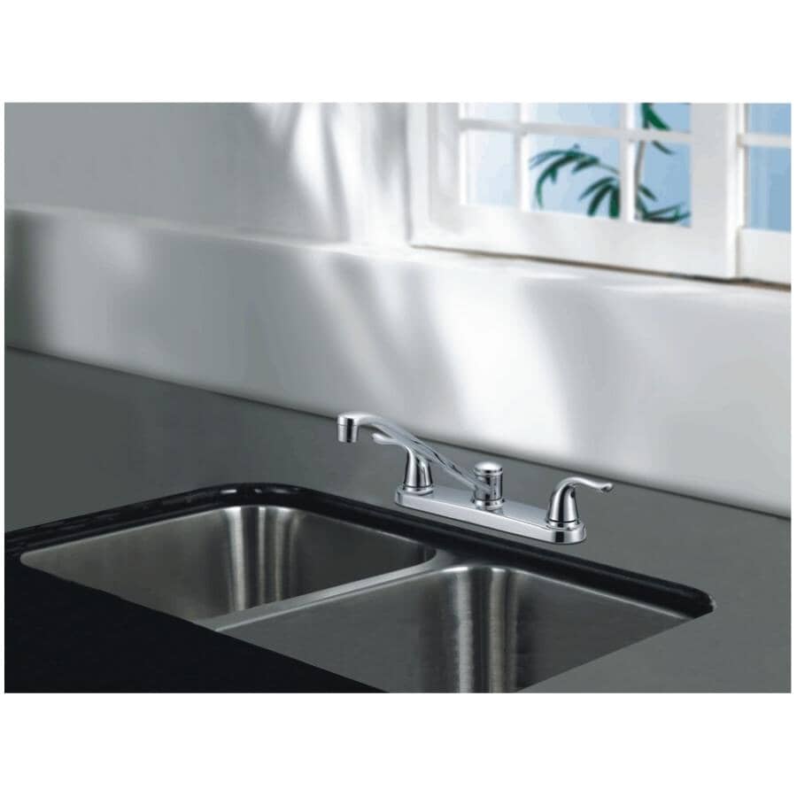 EUROSTREAM Merton 2 Handle Kitchen Faucet | Home Hardware
