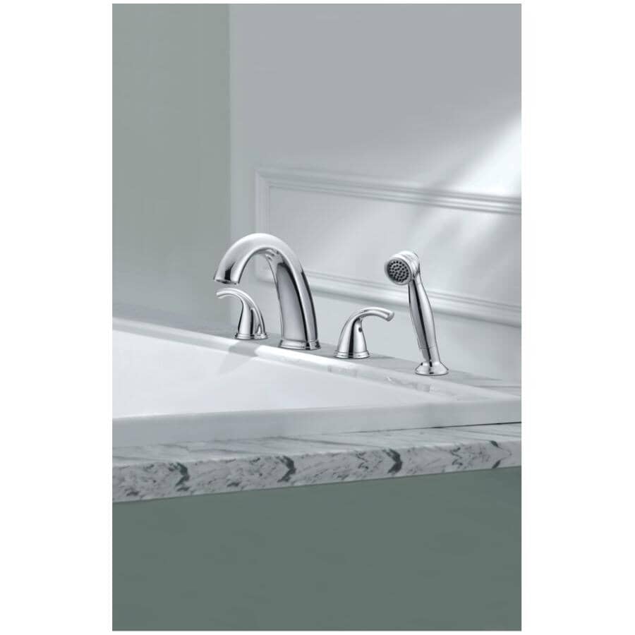 EUROSTREAM Merton 2 Handle Roman Tub Faucet | Home Hardware