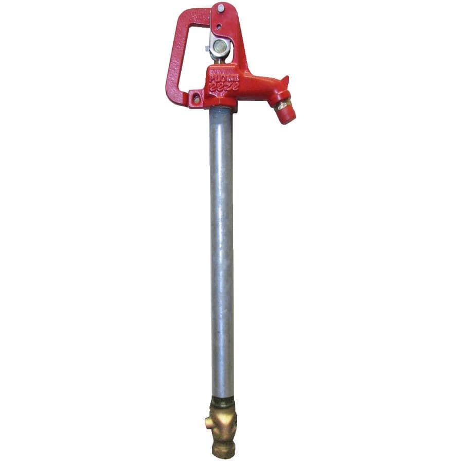 PLUMB-EEZE Stainless Steel Lever Yard Hydrant with 8' Bury Depth | Home ...