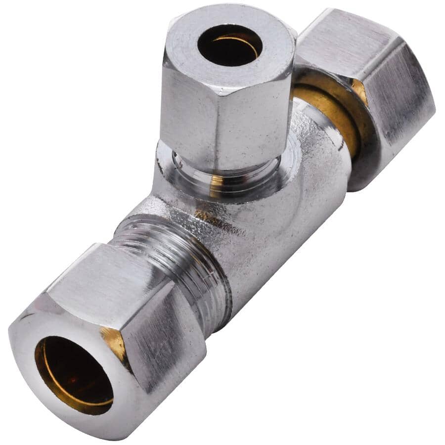WATERLINE PRODUCTS 3/8" x 3/8" x 1/4" Female Swivel Add | Home Hardware