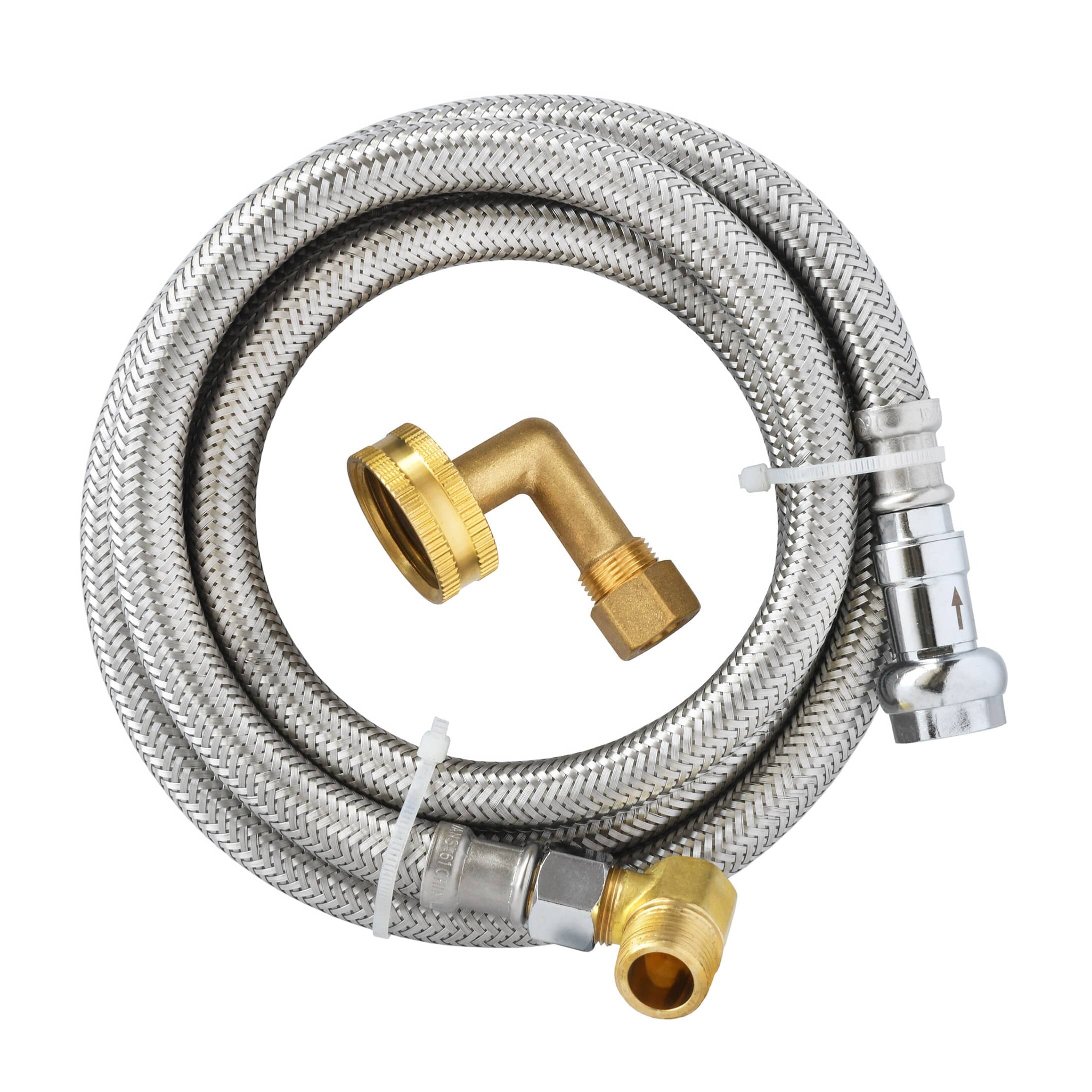 WATERLINE PRODUCTS 60" Flexible Flood Protect Dishwasher Supply Line ...