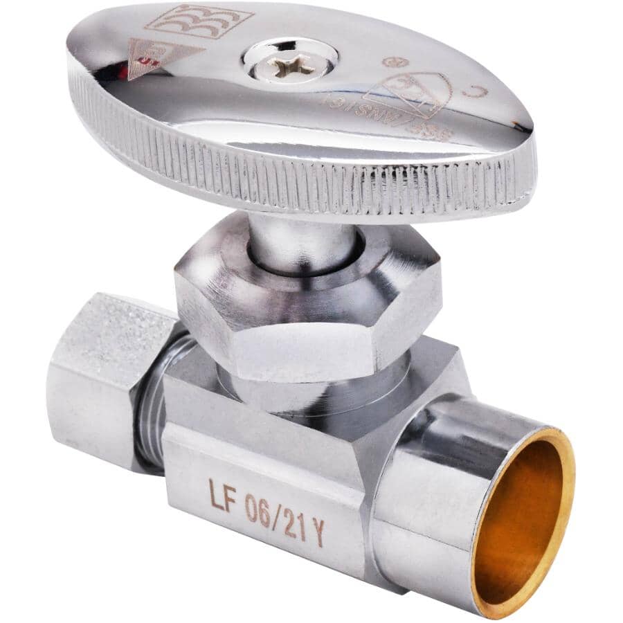 WATERLINE PRODUCTS 1/2" Copper Sweat x 3/8" Outside Diameter ...