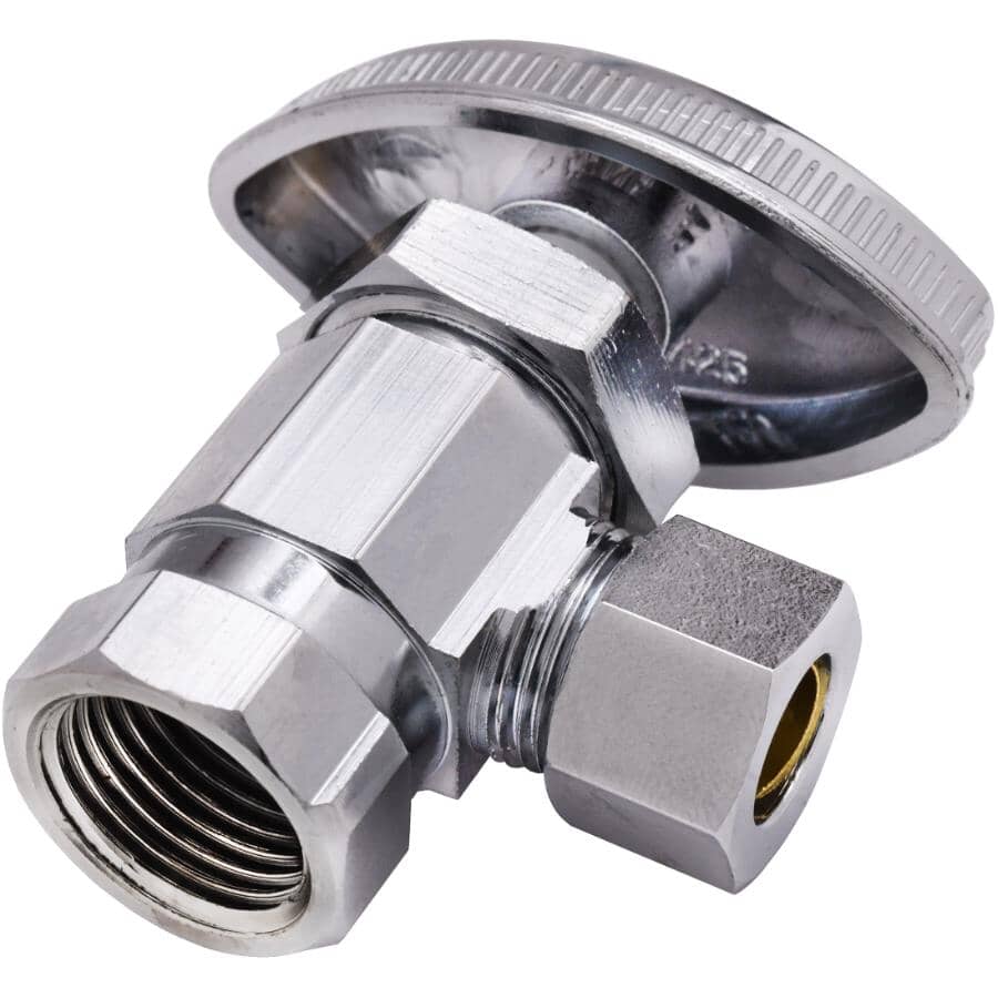 WATERLINE PRODUCTS 3/8" FPT x 3/8" Outside Diameter Compression Angle ...