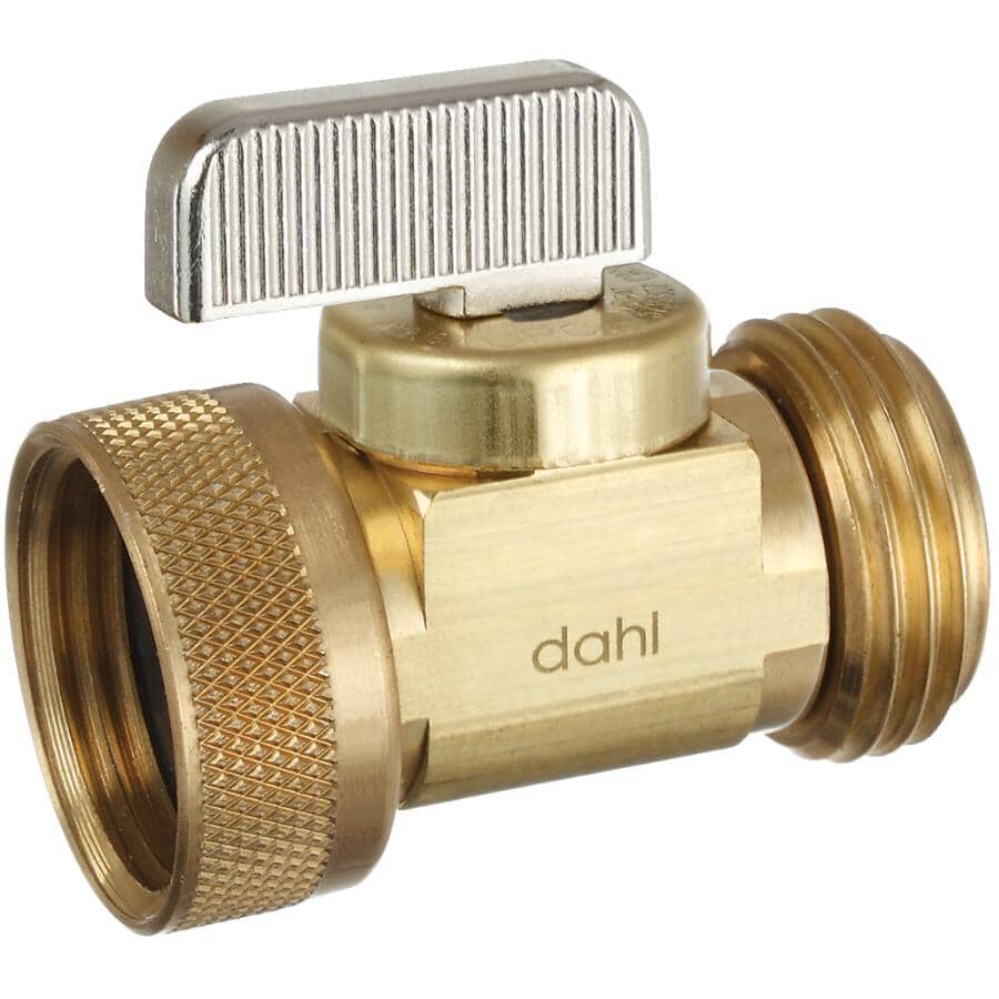 DAHL 1/2" Male Hose x Female Swivel Hose Boiler Drain Valve | Home Hardware