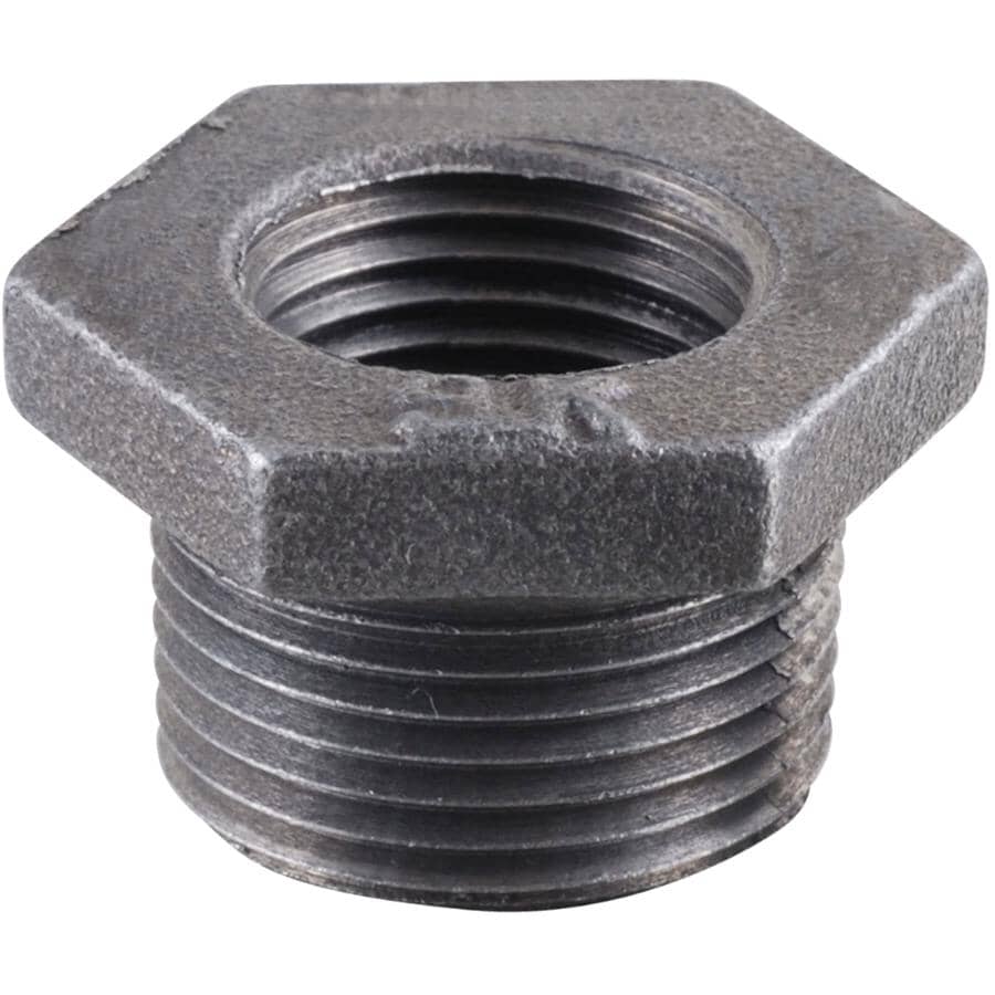 BOSHART INDUSTRIES 1-1/2" x 1" Black Iron Hex Bushing | Home Hardware