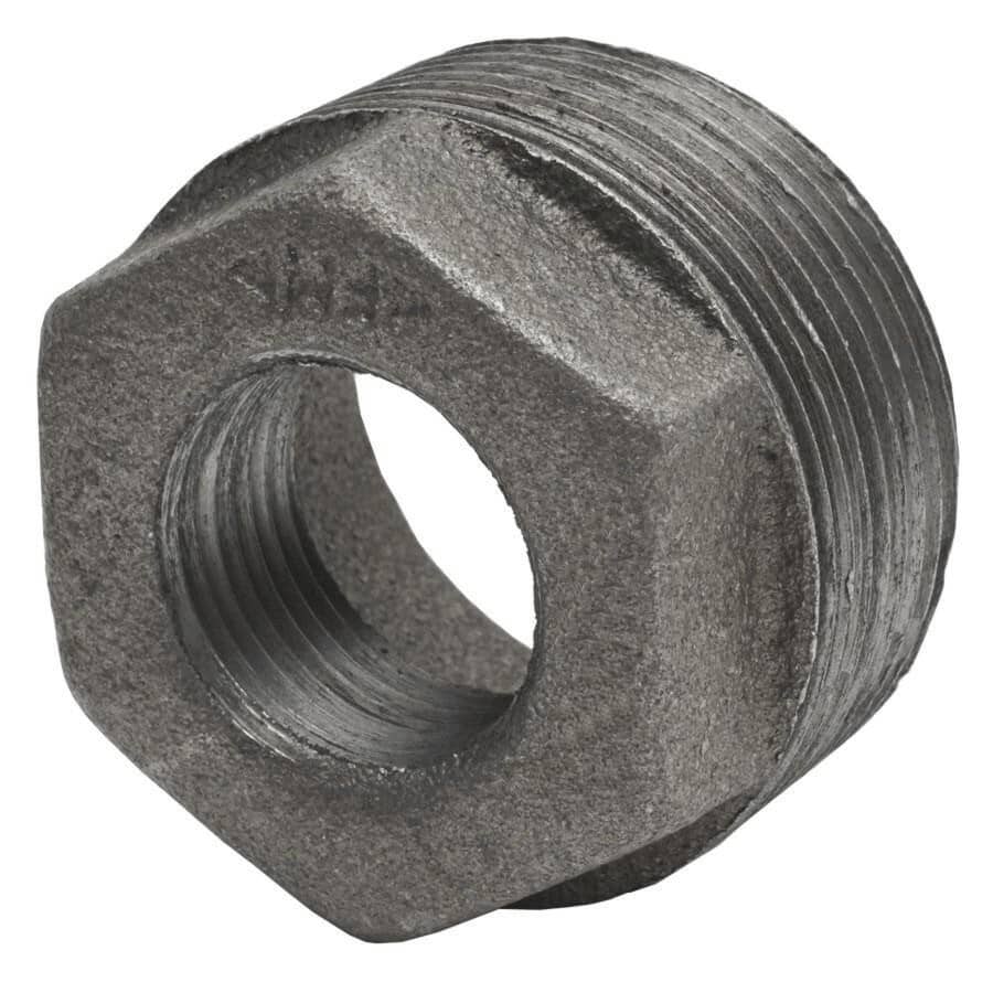BOSHART INDUSTRIES 2" x 1-1/2" Black Iron Hex Bushing | Home Hardware