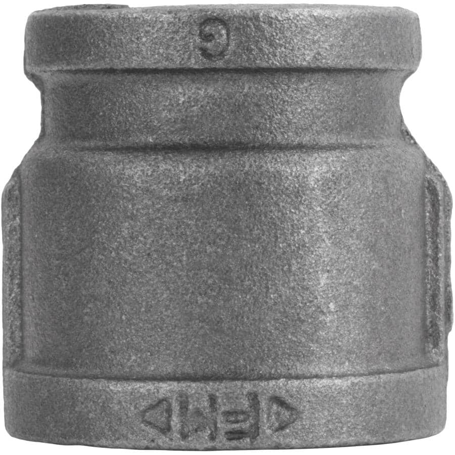 BOSHART INDUSTRIES 1-1/4" x 1" Black Iron Reducing Coupling | Home Hardware