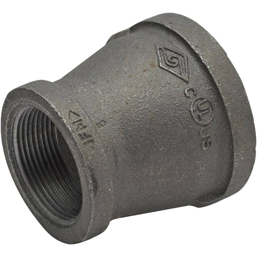BOSHART INDUSTRIES 2" x 1-1/2" Black Iron Reducing Coupling | Home Hardware