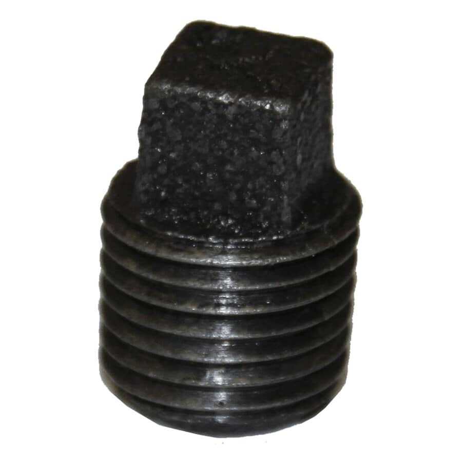 BOSHART INDUSTRIES 1/4" Black Iron Solid Plug | Home Hardware