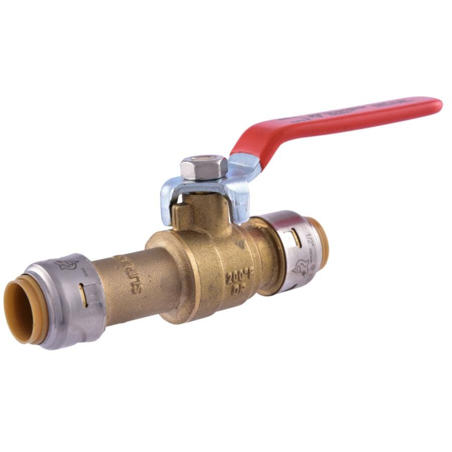 SHARKBITE 1/2" Push Fit Brass Slip Ball Valve | Home Hardware