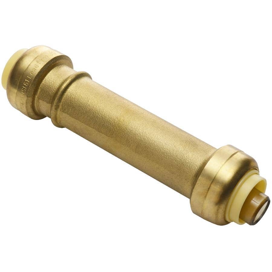 WATERLINE PRODUCTS 1/2" Push 'N' Connect Push Fit Brass Slip Coupling ...