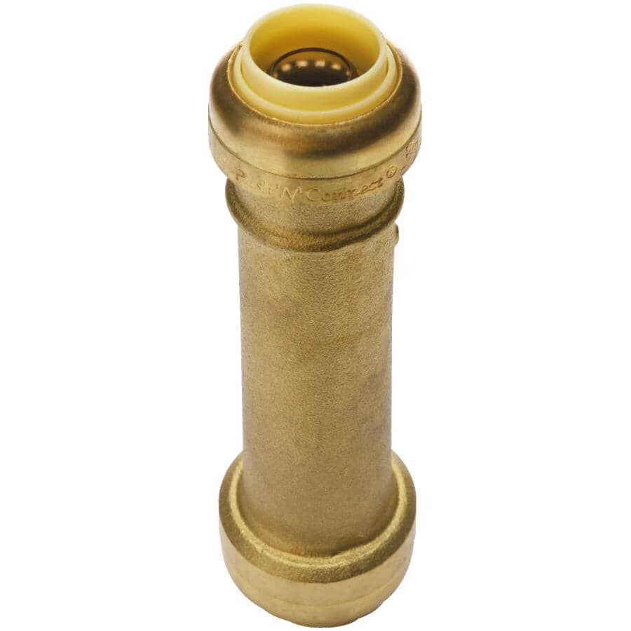 WATERLINE PRODUCTS 1/2" Push 'N' Connect Push Fit Brass Slip Coupling ...