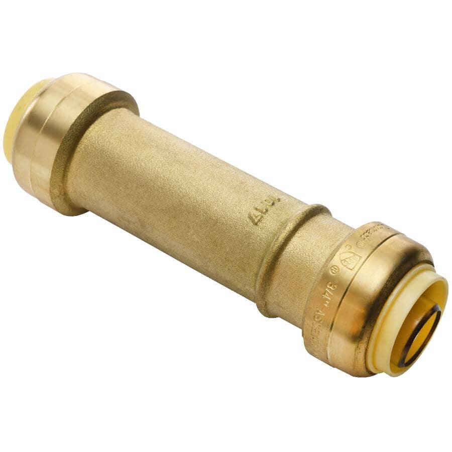 WATERLINE PRODUCTS 3/4" Push 'N' Connect Push Fit Brass Slip Coupling ...
