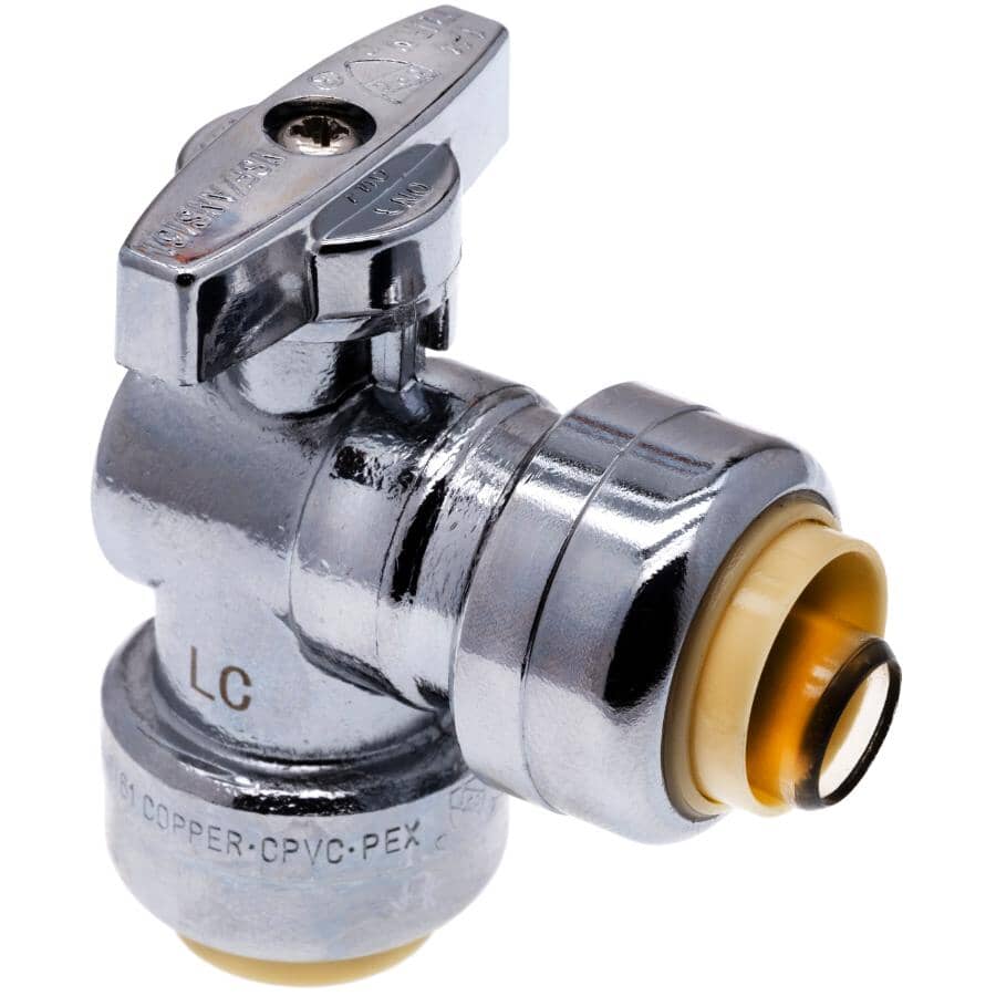 WATERLINE PRODUCTS 1/2" Push Fit x 1/2" Compression Push 'N' Connect ...