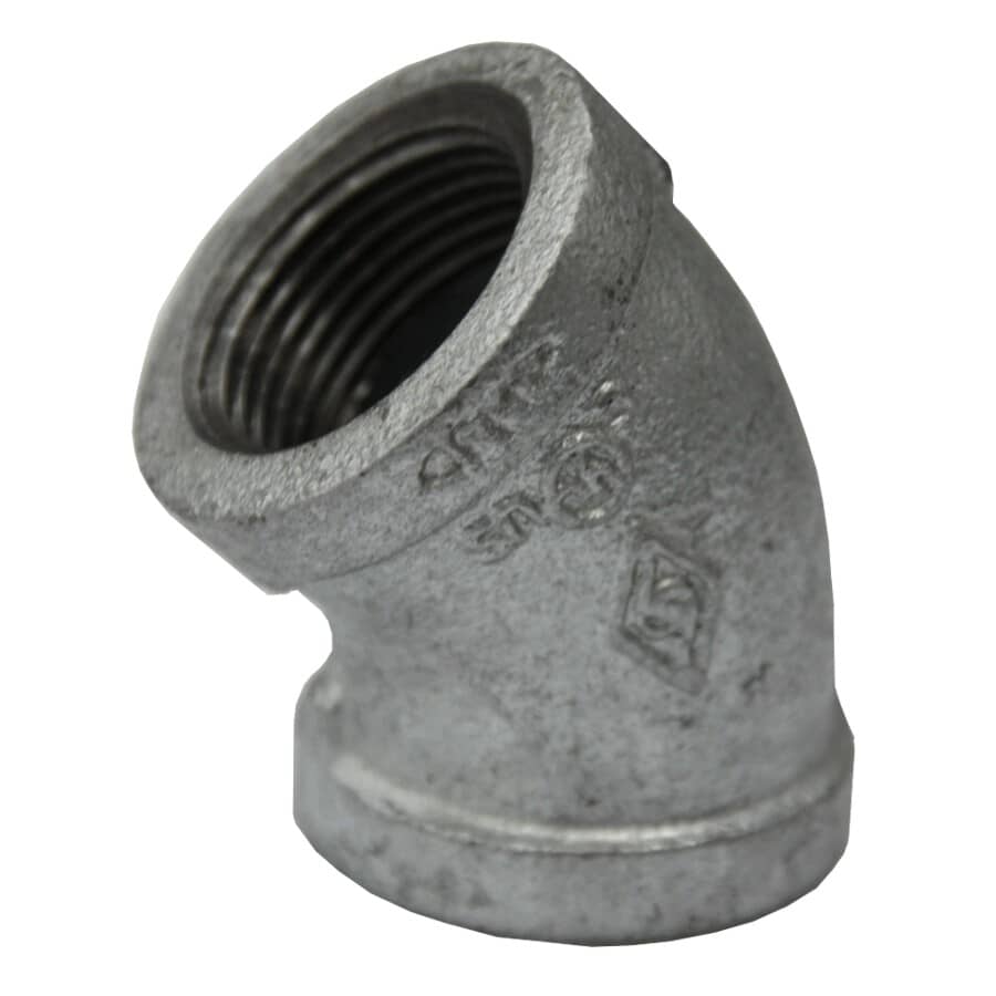 BOSHART INDUSTRIES 2" Galvanized 45 Degree Elbow | Home Hardware