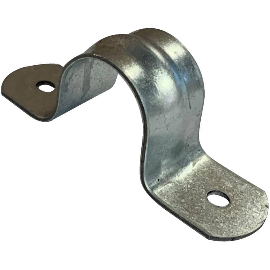 GLOBE STAMPING 3/4" Galvanized Pipe Strap | Home Hardware