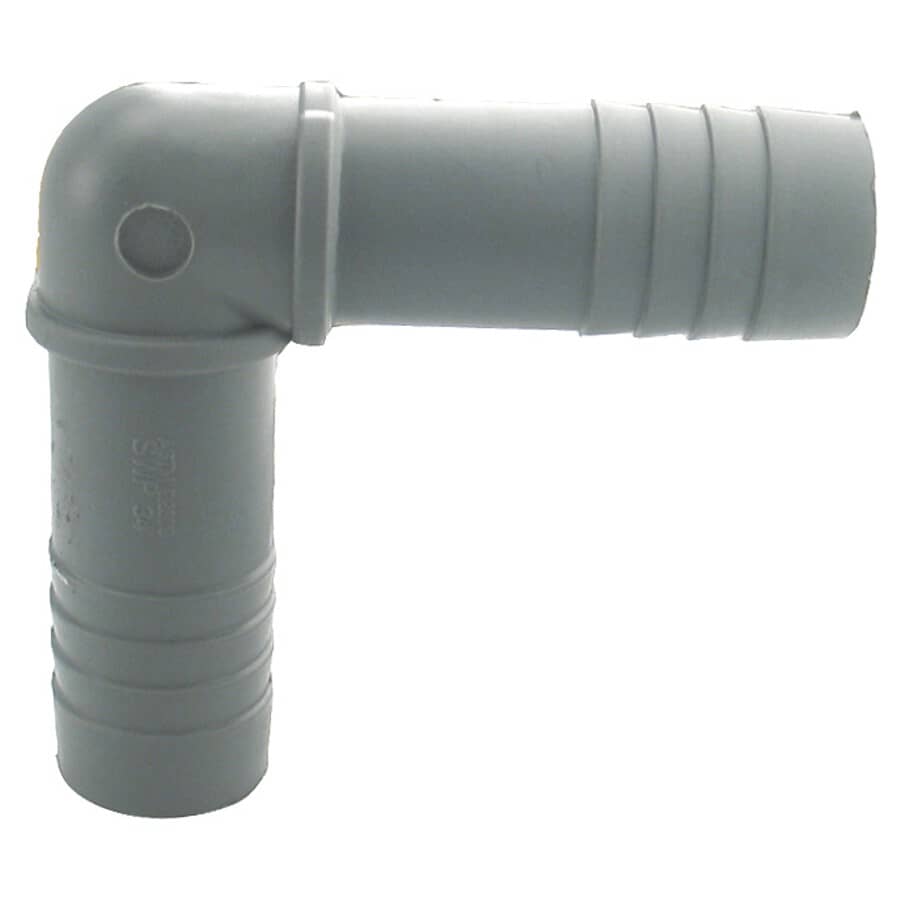 PLUMB-EEZE 3/4" 90 Degree Poly Insert Elbow | Home Hardware