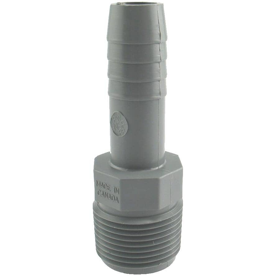 PLUMB-EEZE 1/2" Insert x 3/4" MPT Poly Adapter | Home Hardware