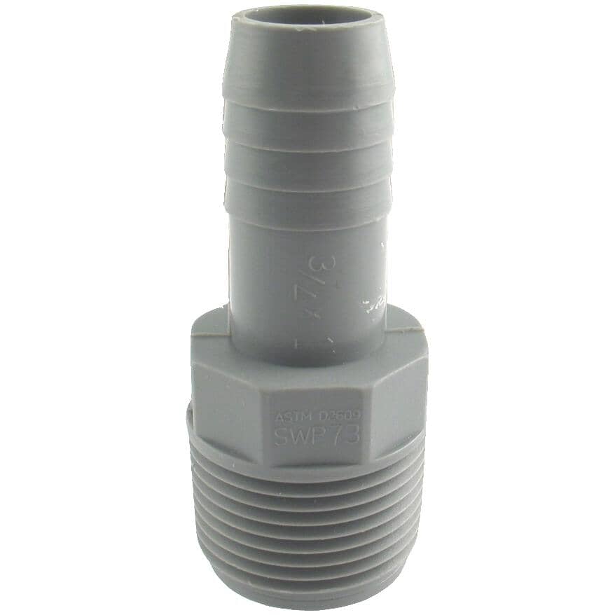 PLUMB-EEZE 3/4" Insert x 1" MPT Poly Adapter | Home Hardware
