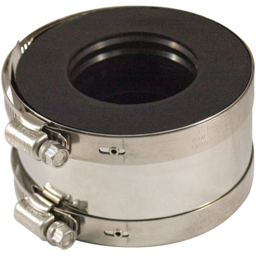 AQUADYNAMIC 1-1/2" x 1-1/4" Cast Iron, Plastic, Steel to Copper ABS ...