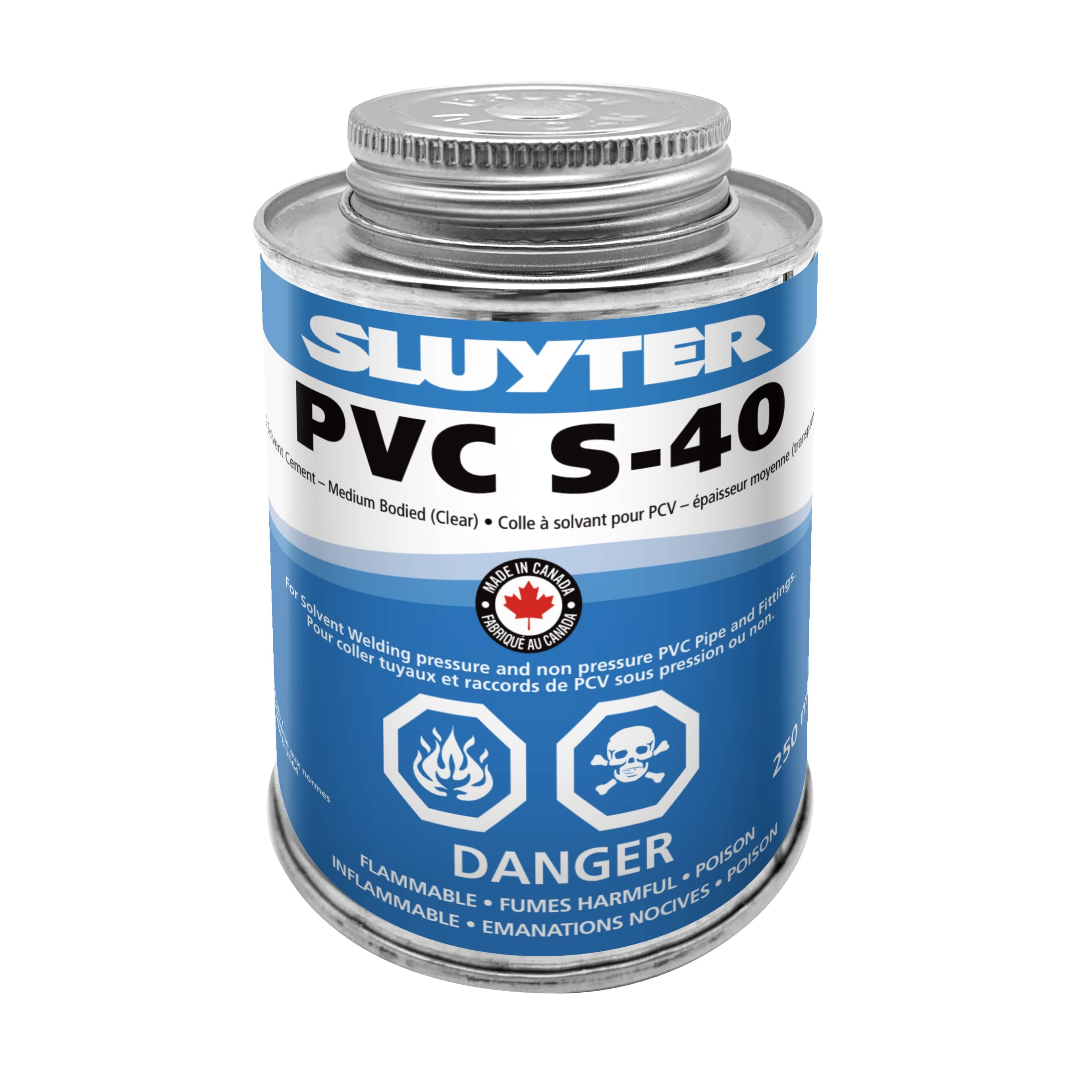SLUYTER Medium Clear PVC Cement with Dauber | Home Hardware