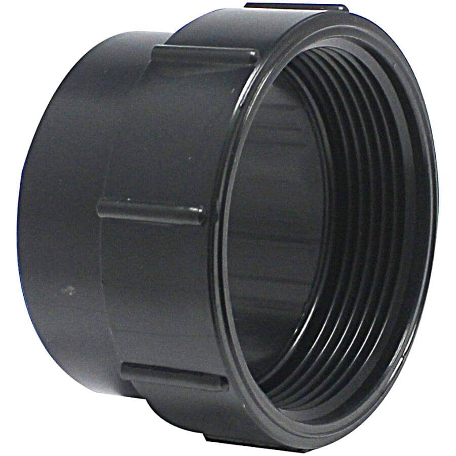 CANPLAS 2" Spigot x FPT ABS Cleanout Fitting | Home Hardware