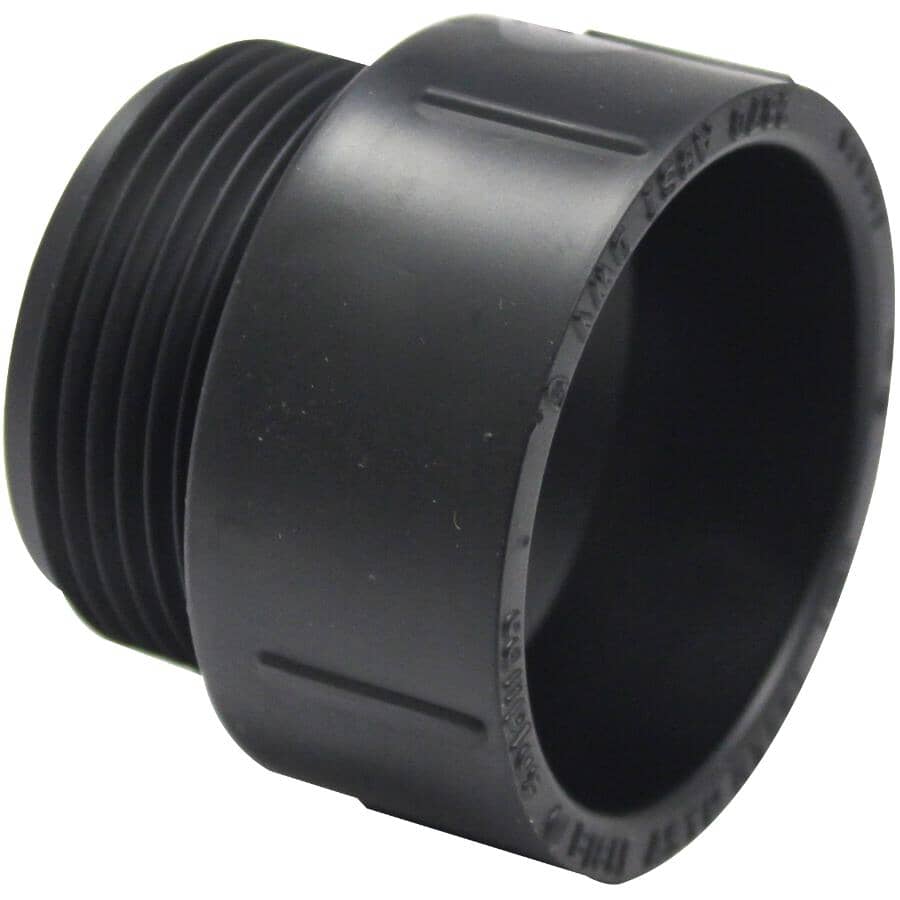 CANPLAS 1-1/4" Hub x 1-1/4" MPT ABS Adapter | Home Hardware