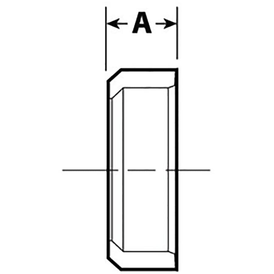 CANPLAS 2" Spigot x 1-1/2" Hub ABS Flush Reducing Bushing | Home Hardware
