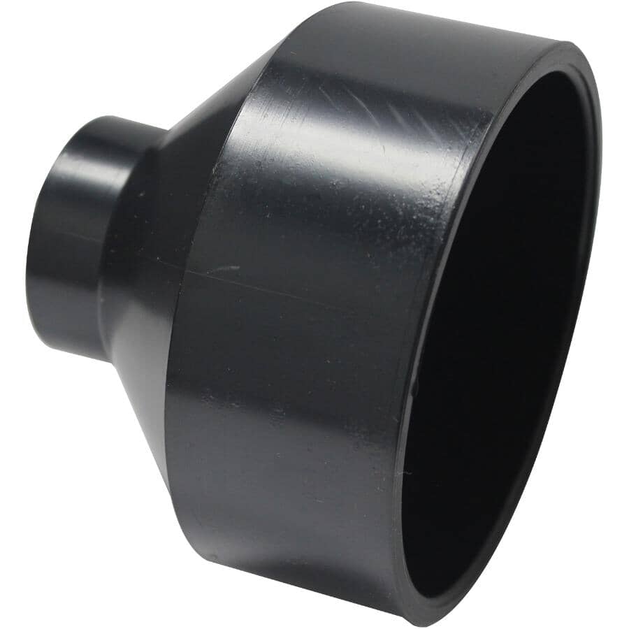 CANPLAS 4" Hub x 1-1/2" Hub ABS Reducing Coupling | Home Hardware