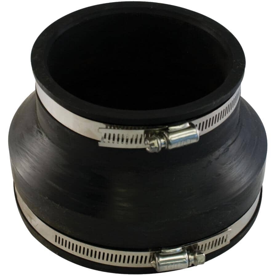 AQUADYNAMIC 4" Concrete to Cast Iron, Plastic Adjustable PVC Coupling ...