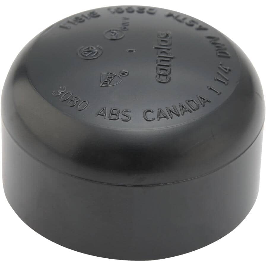 CANPLAS 1-1/4" Hub ABS Cap | Home Hardware