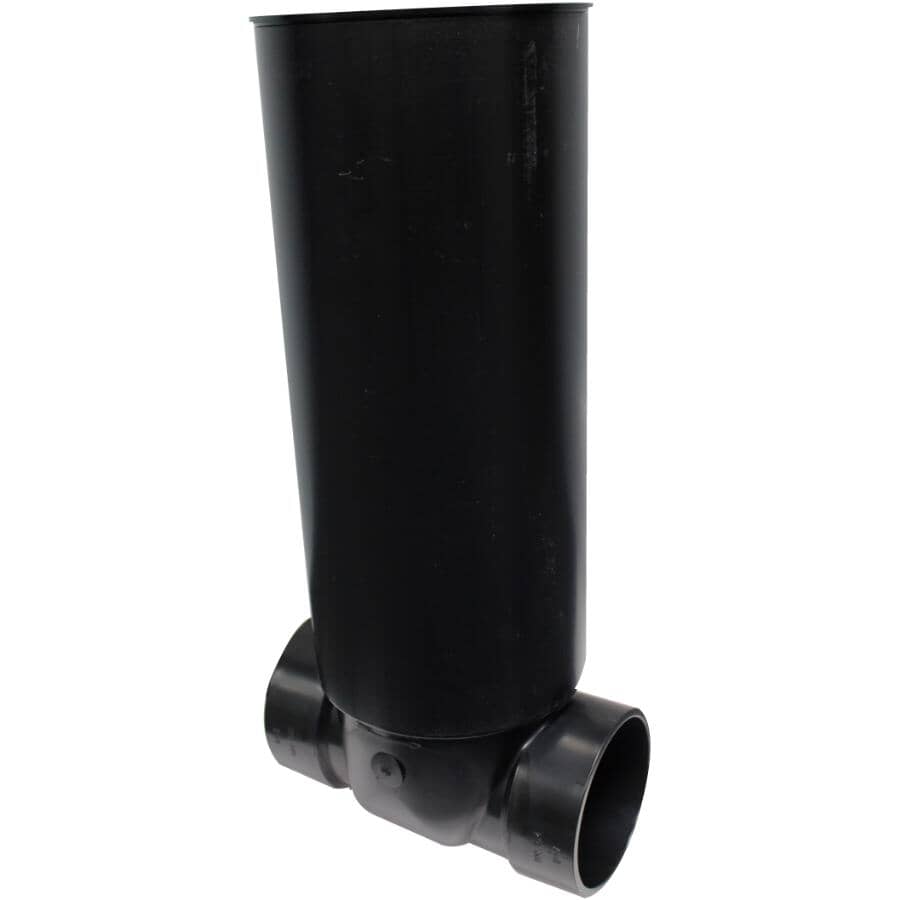 CANPLAS 4" ABS Backwater Valve with Access Sleeve & Lid | Home Hardware