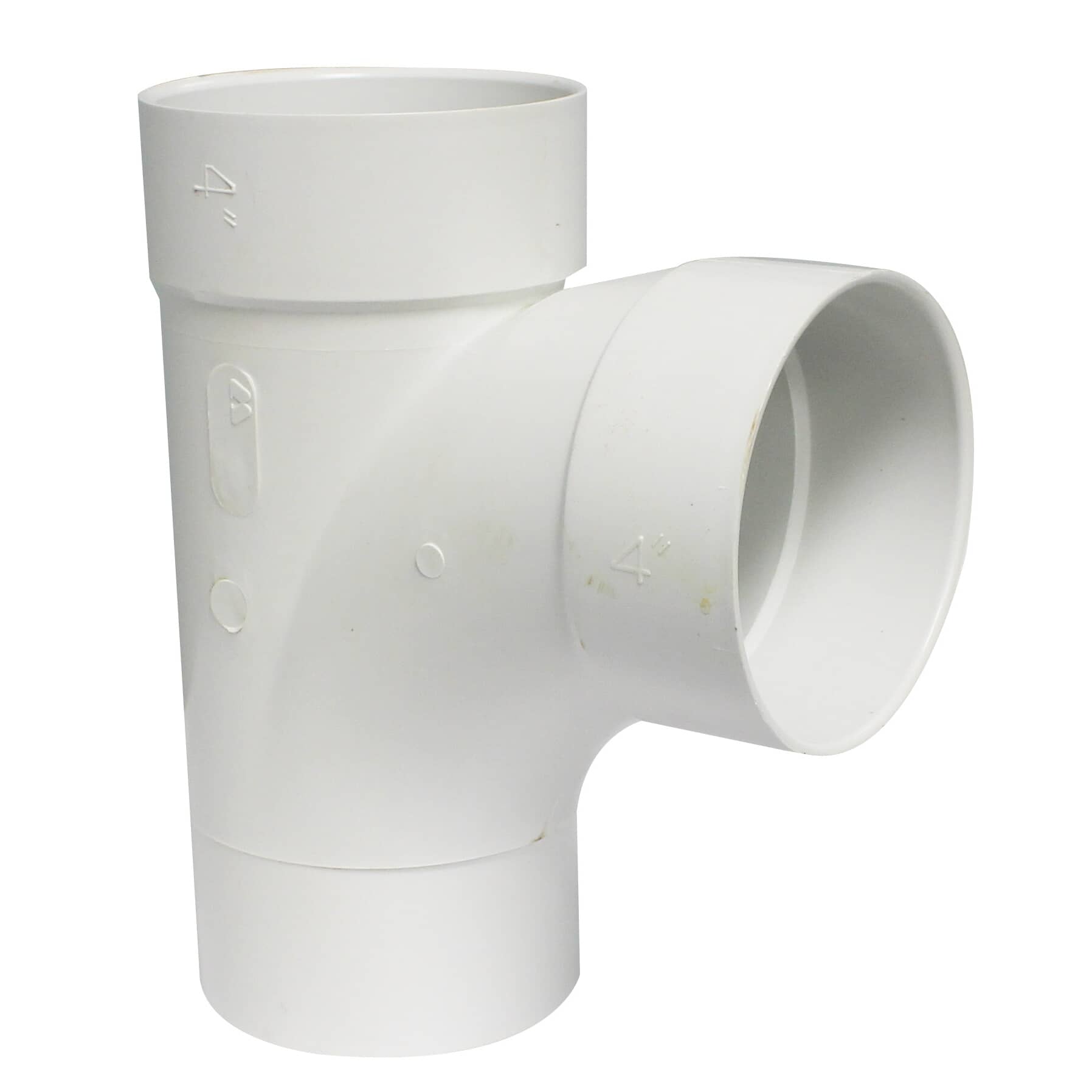 CANPLAS 4" Hub x Hub x SPG PVC Sewer Sanitary Tee | Home Hardware