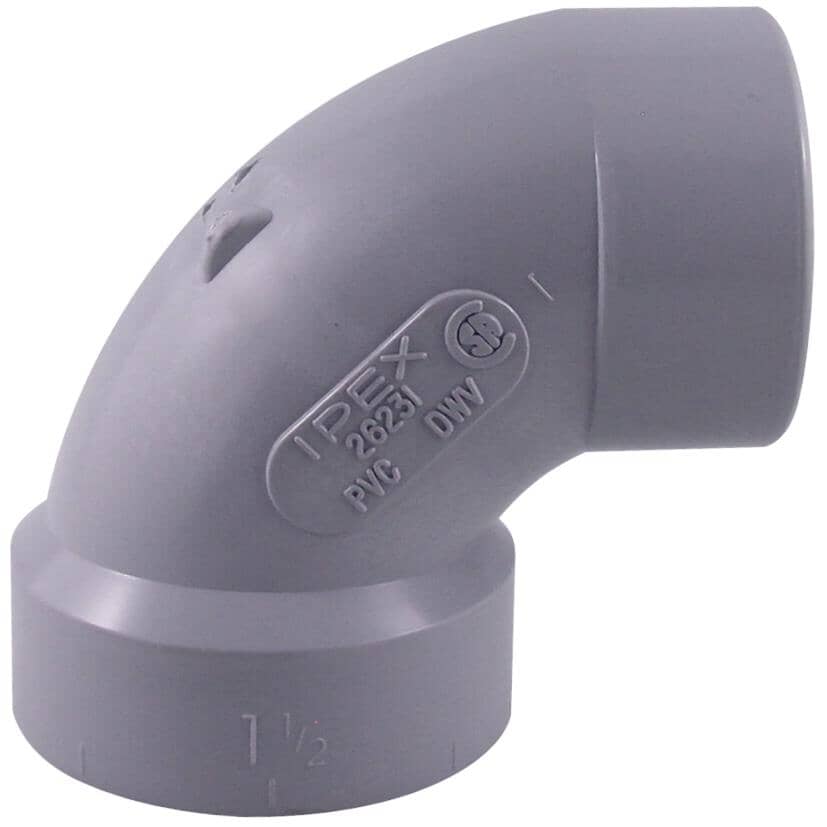 IPEX System 15 1-1/2" DWV PVC 90 Degree Elbow | Home Hardware