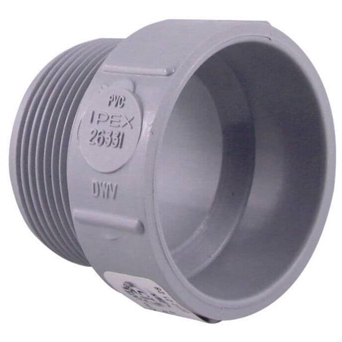 IPEX System 15 1-1/2" DWV MPT PVC Adapter | Home Hardware
