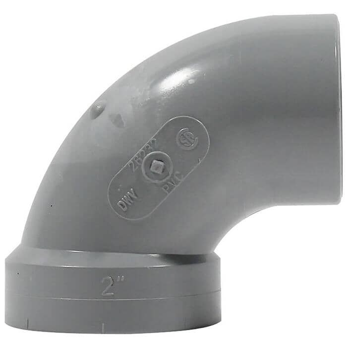 IPEX System 15 2" DWV PVC 90 Degree Spigot Elbow | Home Hardware