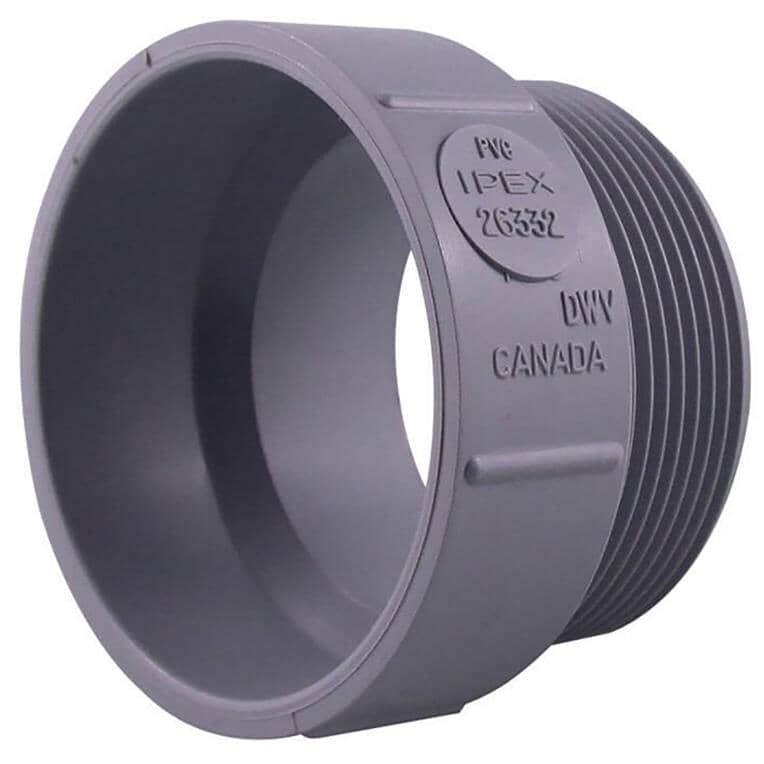 IPEX System 15 2" DWV MPT PVC Adapter | Home Hardware