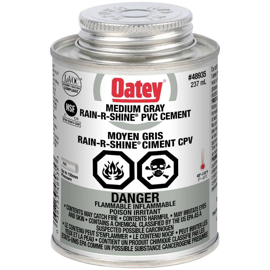 OATEY Medium Body Grey PVC Cement | Home Hardware