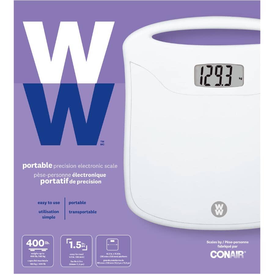 CONAIR 400lb White Digital Bath Scale | Home Hardware