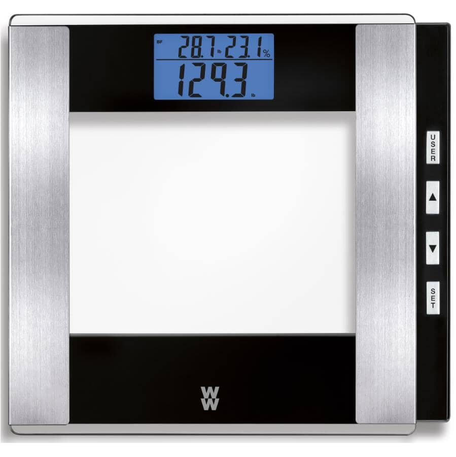 CONAIR 400lb Glass Body Analysis Scale | Home Hardware
