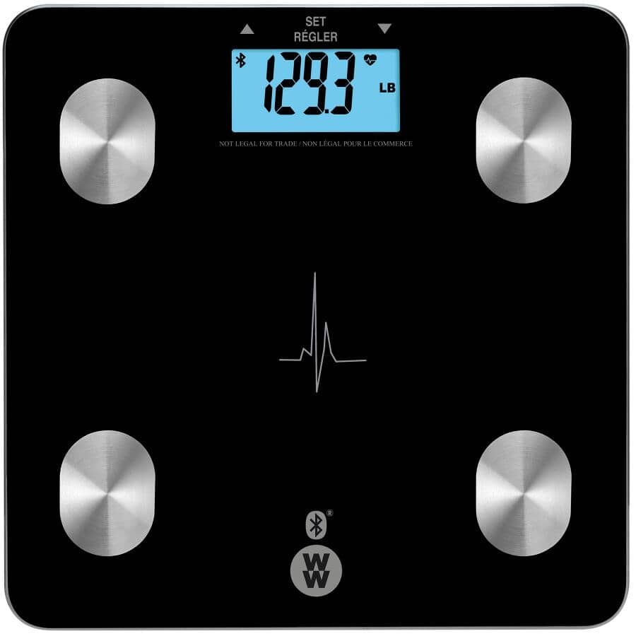 CONAIR 400lb Glass Digital Body Analysis Scale | Home Hardware