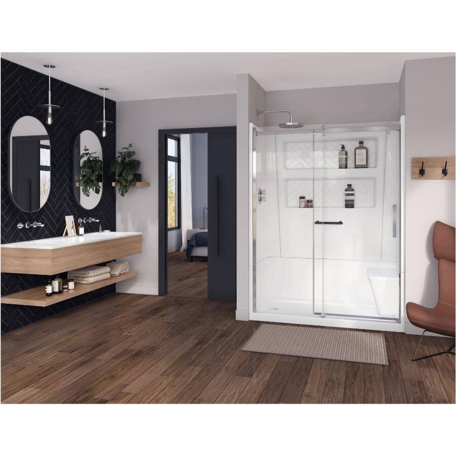 TECHNOFORM 60" x 32" Conekt 4 Piece Acrylic Shower Cabinet | Home Hardware