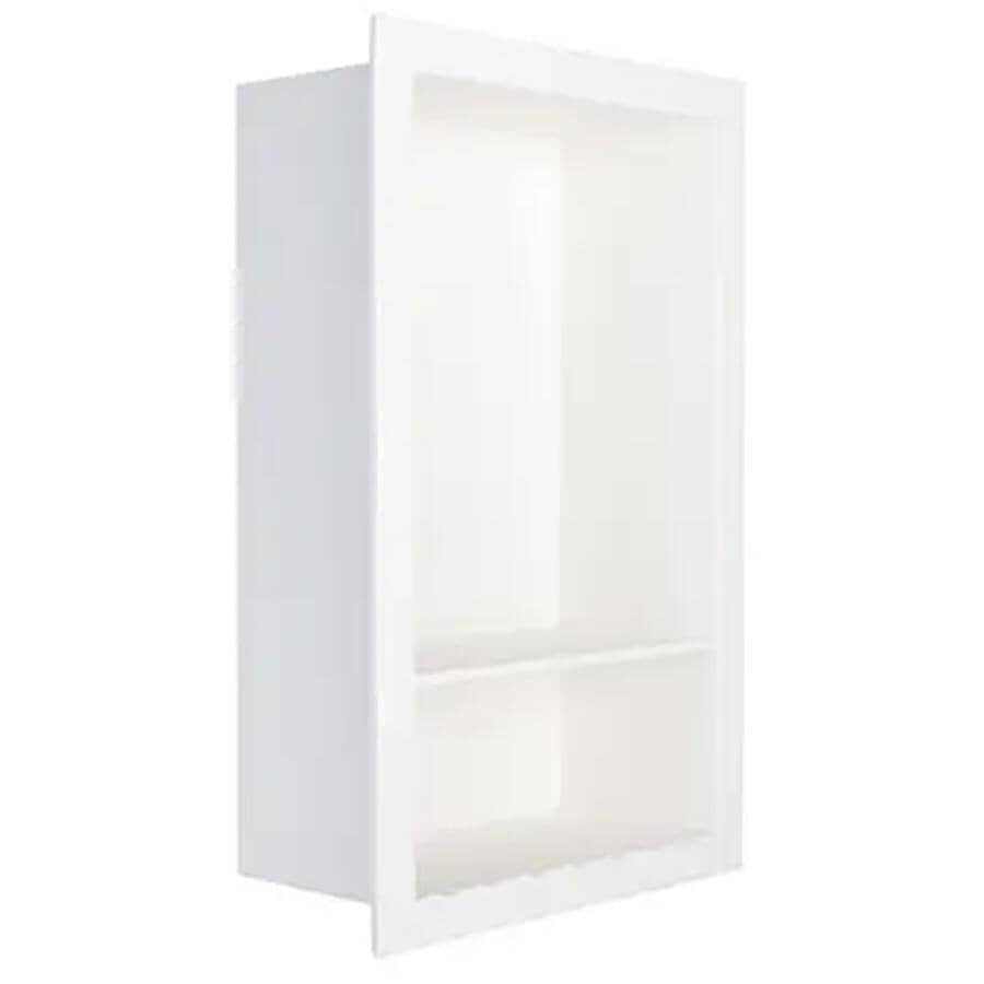WETWALL 10" W x 15" H Double Recessed Shower Niche | Home Hardware