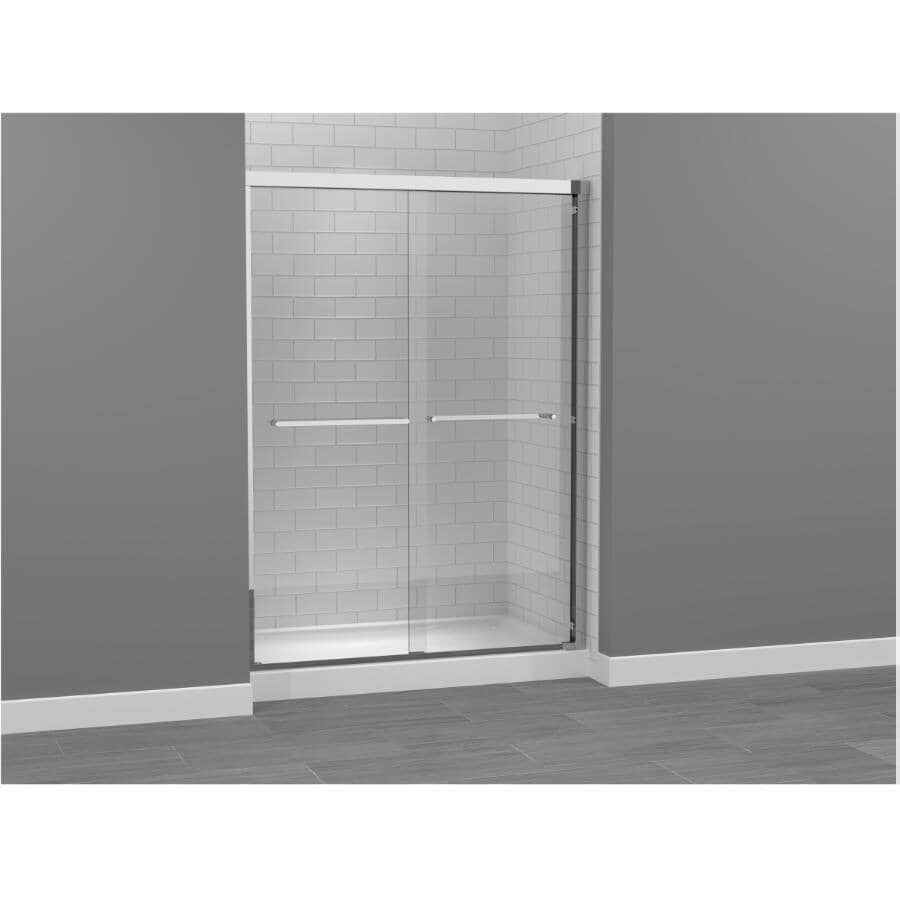 MIROLIN 52" to 56" x 73" Maynor Bypass Shower Door | Home Hardware