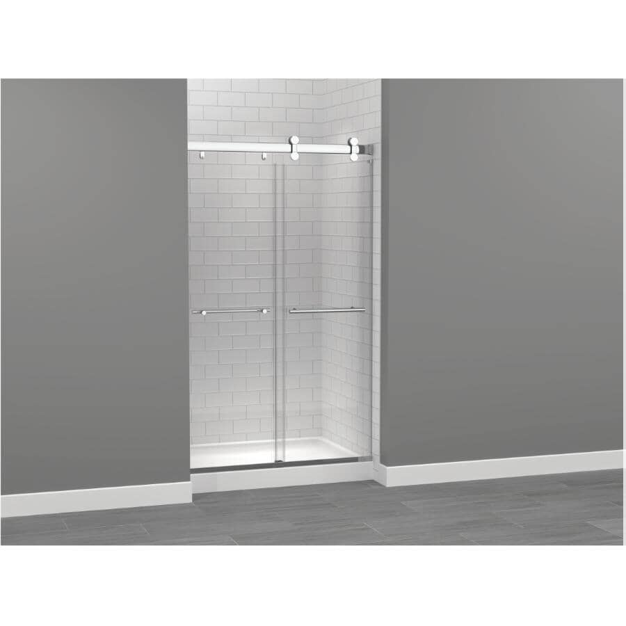 MIROLIN 52" to 56" x 73" Exploria Sliding Shower Door | Home Hardware