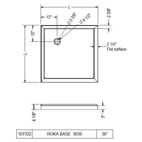MAAX 36" x 36" Manhattan Acrylic Square Door + Base | Home Hardware
