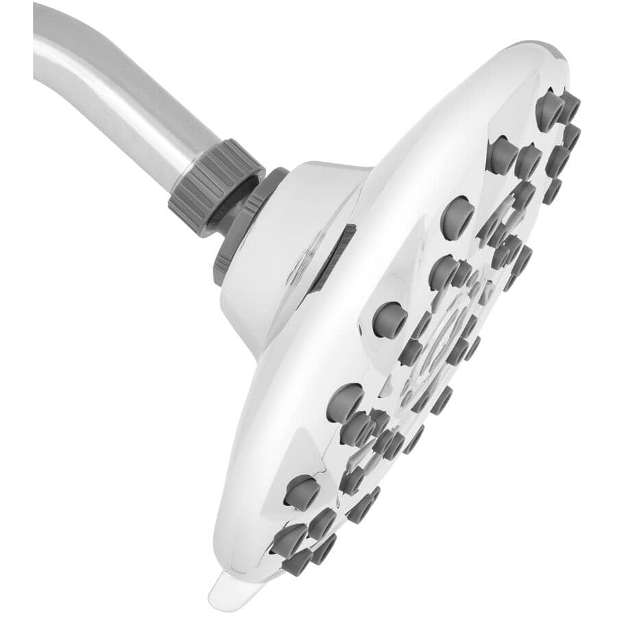 WATERPIK Rainfall 6 Setting Wall Mount Showerhead | Home Hardware