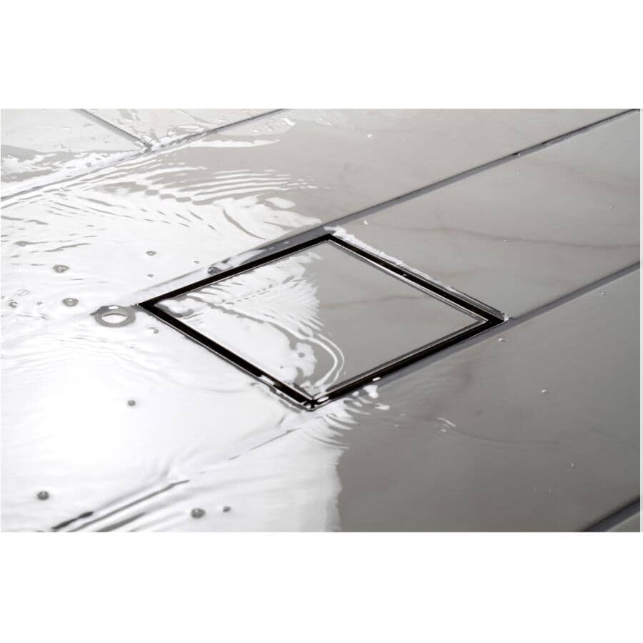 OATEY Designline 6" x 6" Square Drain Tile-in Grate | Home Hardware